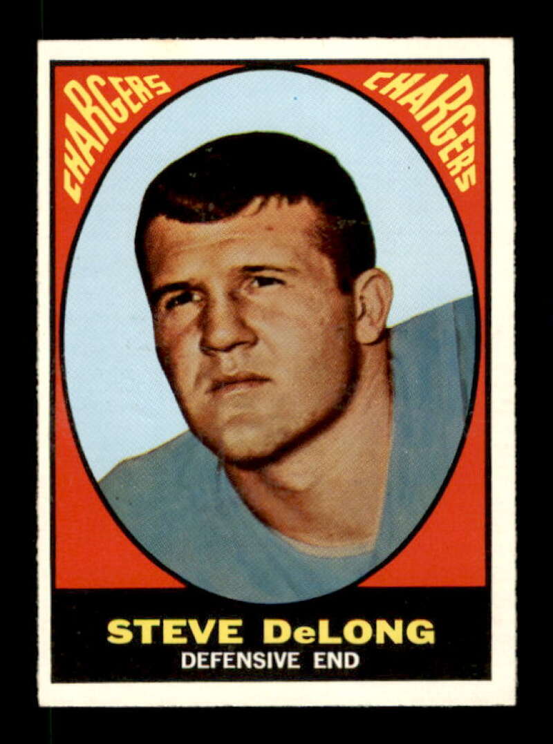 1967 Topps #128 Steve DeLong EXMT/EXMT+ Chargers 563611 | eBay