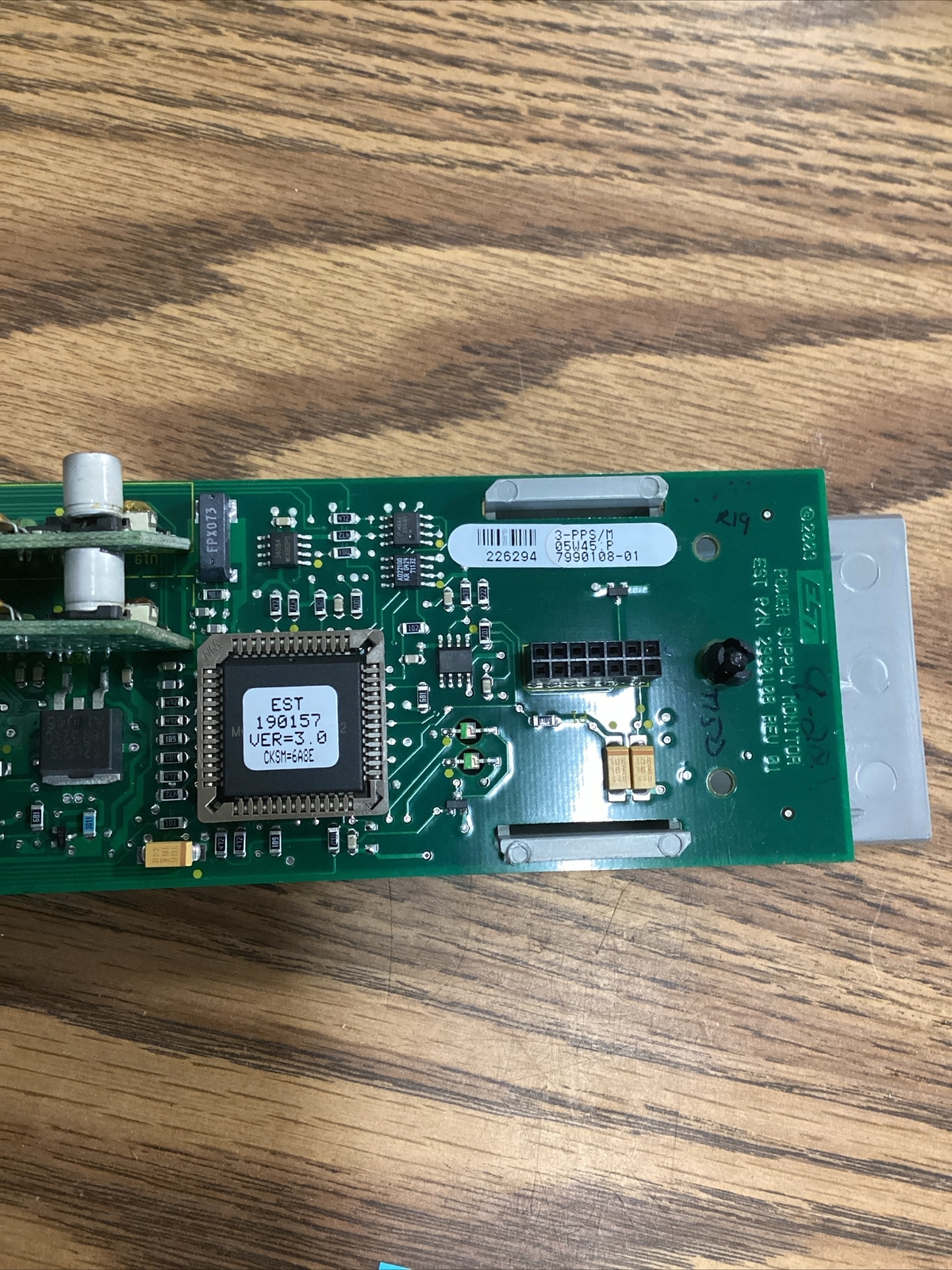 Fire Alarm Edwards Est 3-pps/m Primary Power Supply 120v With Monitor ...