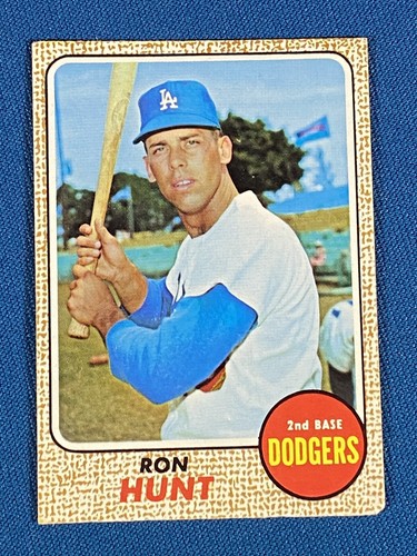 1968 Topps Ron Hunt Baseball Card #15 VG Los Angeles Dodgers | eBay