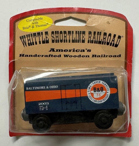 Whittle Shortline Railroad B&O Baltimore & Ohio Boxcar 2003 New In ...