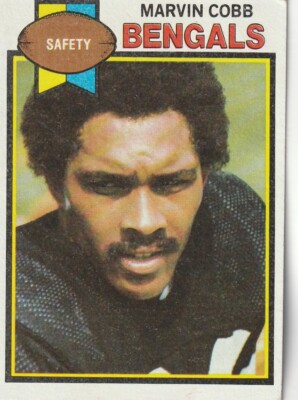 FREE SHIPPING-NRMINT-1979 Topps Marvin Cobb #156 BENGALS PLUS BONUS ...