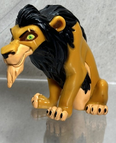Rare Disney The Lion King SCAR Toy Figure Sitting Pvc Cake Topper | eBay