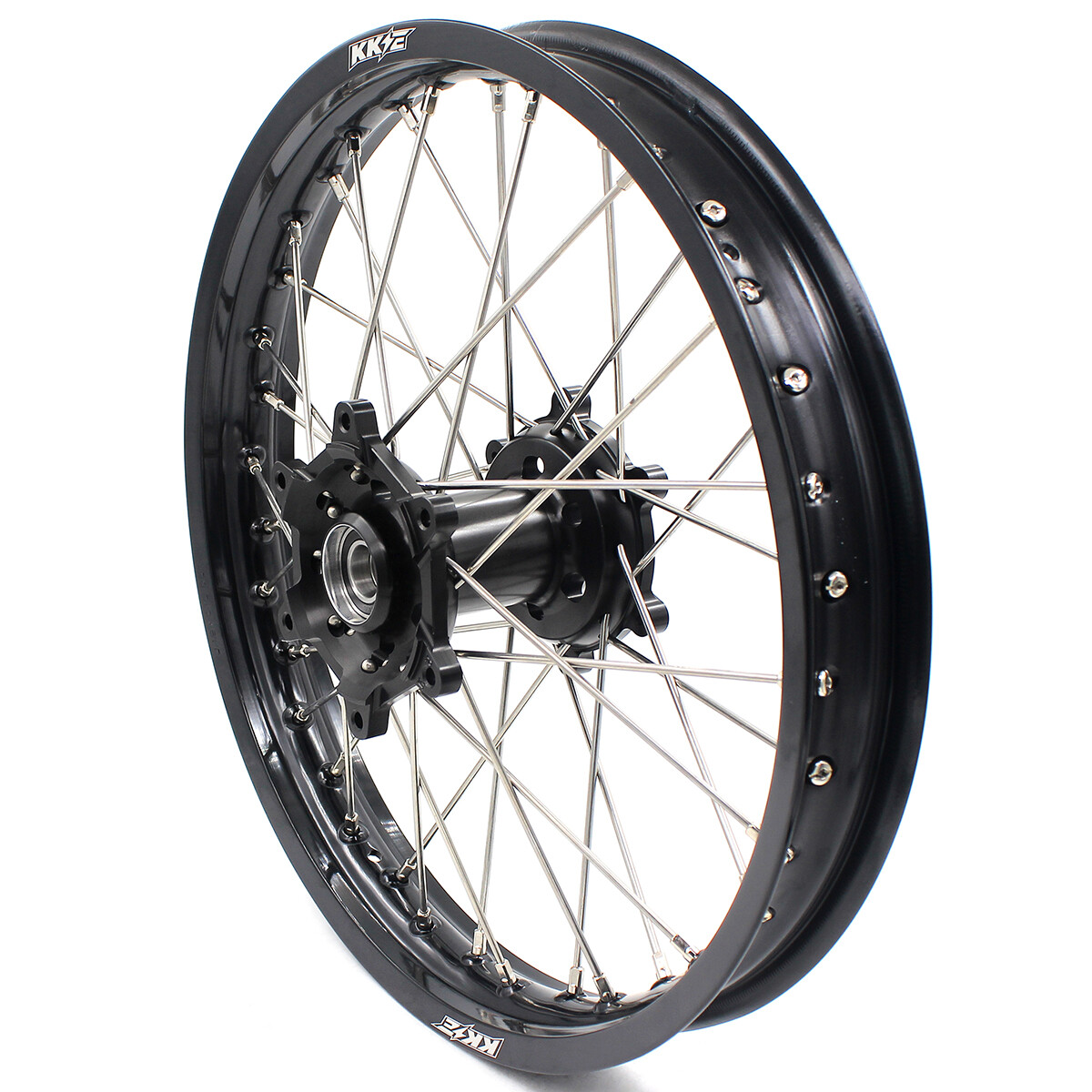 KKE 21/19 Motorcycle Wheels Set For Suzuki RM125 RM250 1996-2008 Black ...