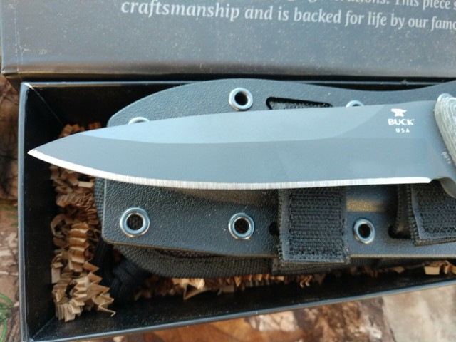 Buck Knives 891 Sniper Grey Ground Combat Knives (gck) Spear Point ...