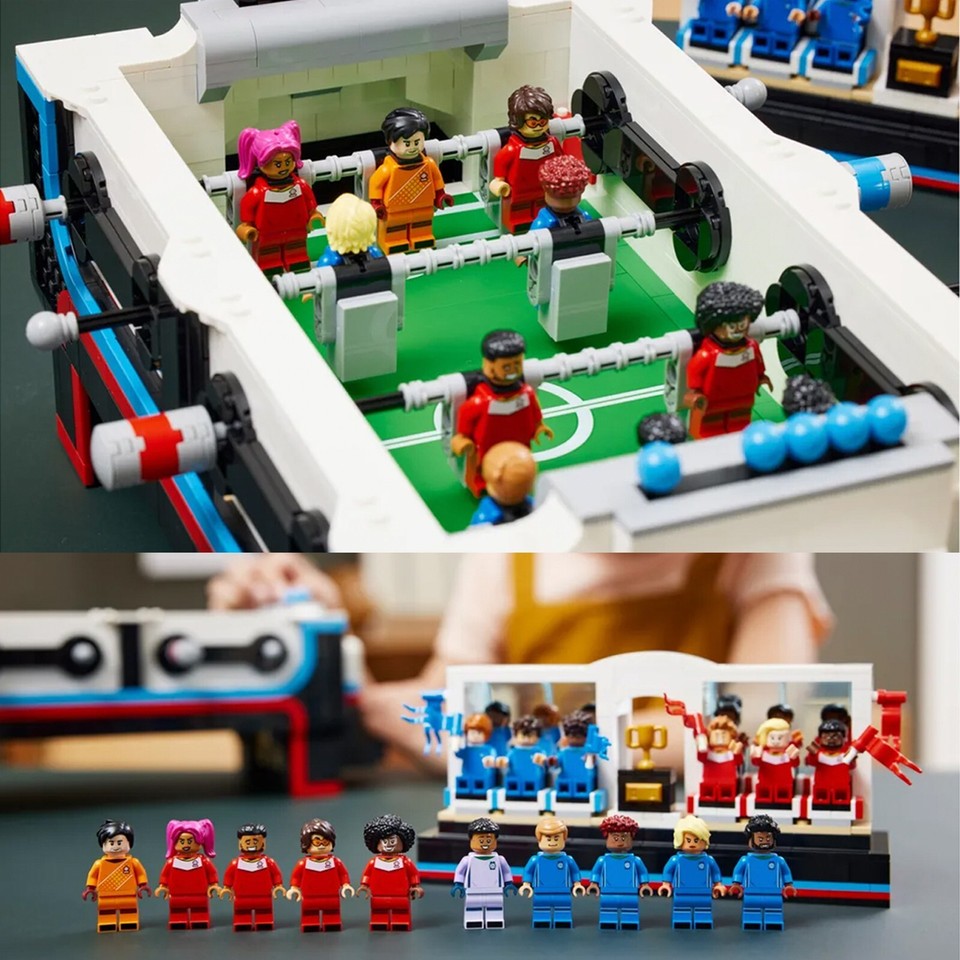 Lego Ideas Table Soccer Set 21337 Mini Figure Football Sports Game Toy ...