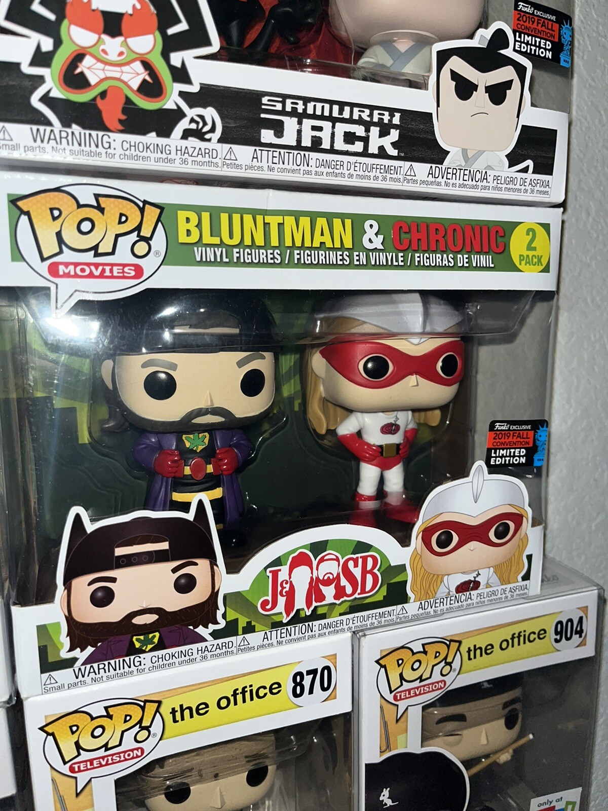 FUNKO Pop BLUNTMAN and CHRONIC 2 pack 2019 NYCC Limited Edition ...