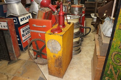 Vintage Bennett Model 457 Silver Shell Motor Oil Pump Lubester W ...