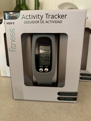 Men's Fitness Activity Tracker by Crane Steps Calories Time Distance ...