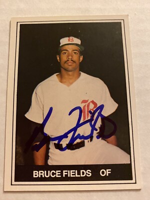 Bruce Fields Signed 1982 Birmingham Barons Card #11 | eBay