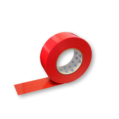 Red Poly Tape 2"x 60yds (10 Rolls / $5 Per Roll) NEW - Sealed Rolls | eBay