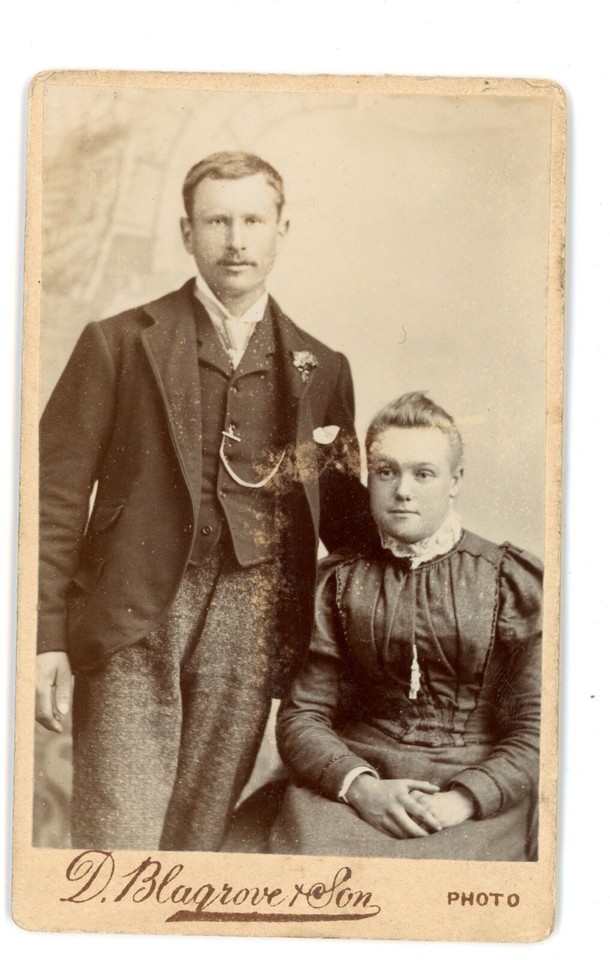 CDV Carte De Visite D Blagrove & Son Lewes lady & man husband wife ...