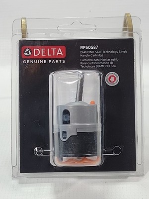 Delta Faucet RP50587 Single Handle Valve Cartridge Chrome Small 🆕️ ️ | eBay