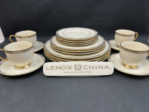 RETIRED LENOX CHINA McKinley~(Set of 4)~5 Piece Place Settings~1st ...