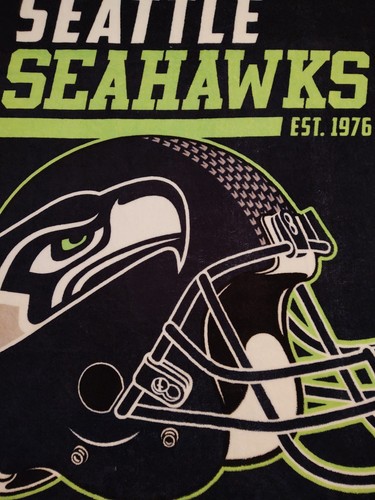 The Northwest NFL Seattle Seahawks Soft Polyester Large Throw Blanket ...
