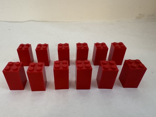 (12) LEGO 2x2x3 Pillar Support-RED- Classic, Space, Fire MOC | eBay