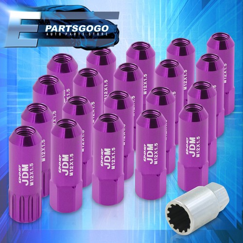 Universal M12X1.5mm Extended CNC Aluminum JDM VIP Lug Nut Locking Key ...