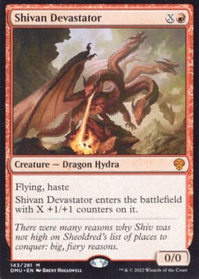 SHIVAN DEVASTATOR 143/281 DOMINARIA UNITED MTG MAGIC NM ...