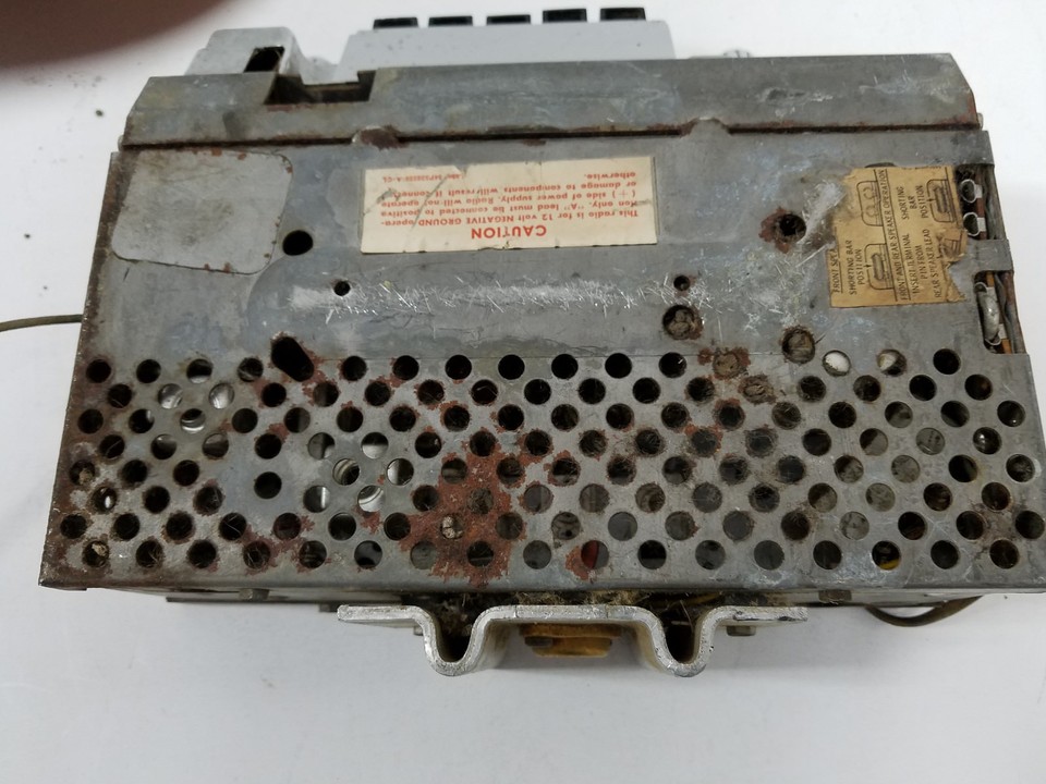 Vintage Delco 1960-1962 Chevy Push Button AM Radio | eBay
