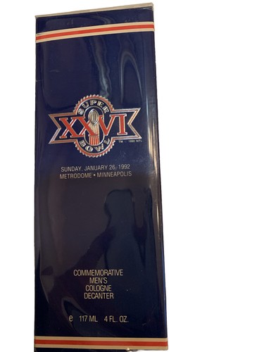 Rare Sealed NFL SUPER BOWL XXVI COLOGNE 01/26/1992 METRODOME ...
