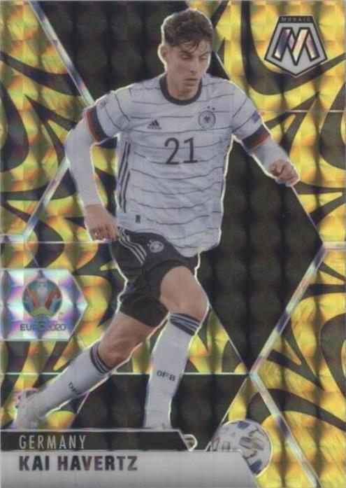 2021 Panini Mosaic UEFA Euro 2020 - Kai Havertz #125 Reactive Gold ...