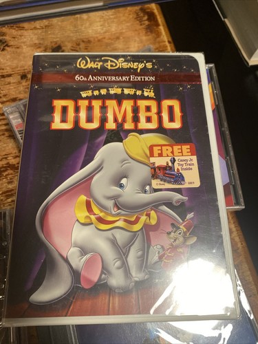 NEW Dumbo DVD 60th Anniversary Edition Sealed With Free Casey Jr. Train ...