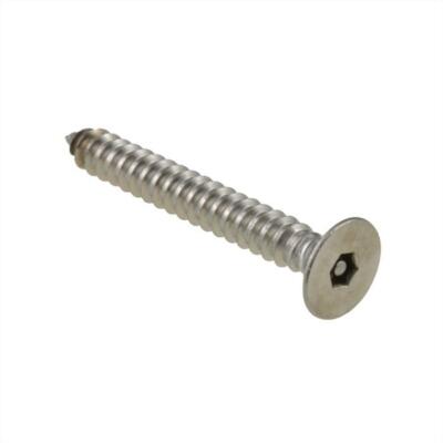 Qty 400 Countersunk POST HEX 10g x 3/4 Stainless Self Tapping Security ...