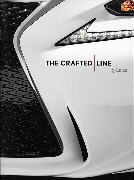 2015 LEXUS CRAFTED LINE Editions sales brochure catalog 15 ES GS IS LS ...
