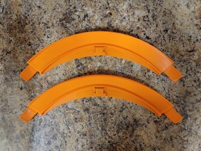 2 Mattel Hot Wheels Redline Era Track 90 Degree Stackable Curve Lot #4 ...