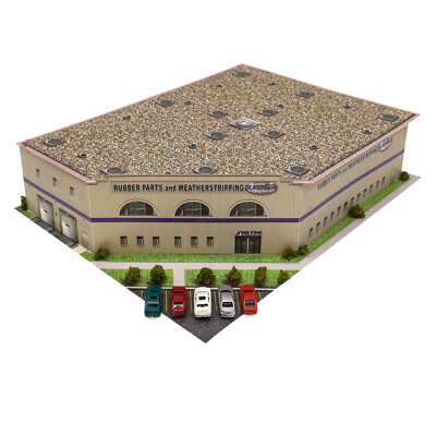 Z Scale Building Kit 1/220 Scale Metro Moulded Parts Building, Fits ...