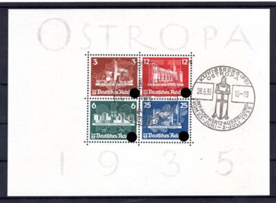 DR-3.Reich OSTROPA-Block Bl.3 tadellos gest. 1100EUR (AA4732 | eBay