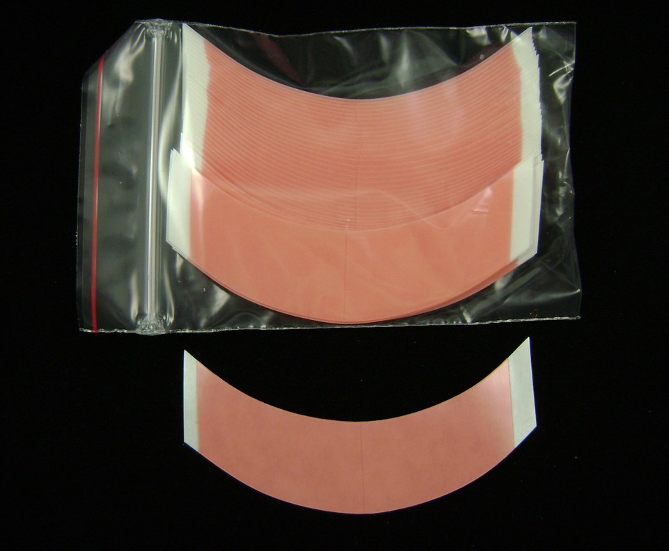 Walker Sensi-Tak Tape CC Red Liner 36 Pc Wig Toupee Hairpiece Tack Tac ...