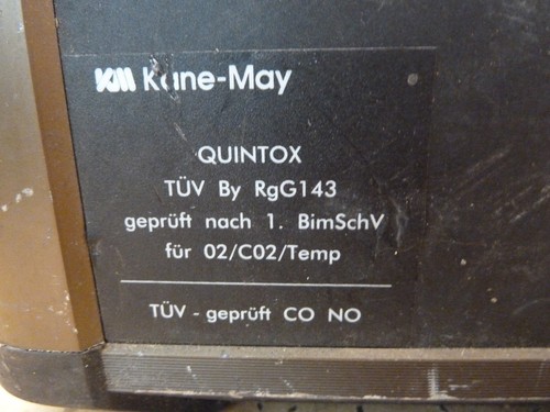 Kane-May quintox KM9006 combustion analyzer [2*G-1] | eBay