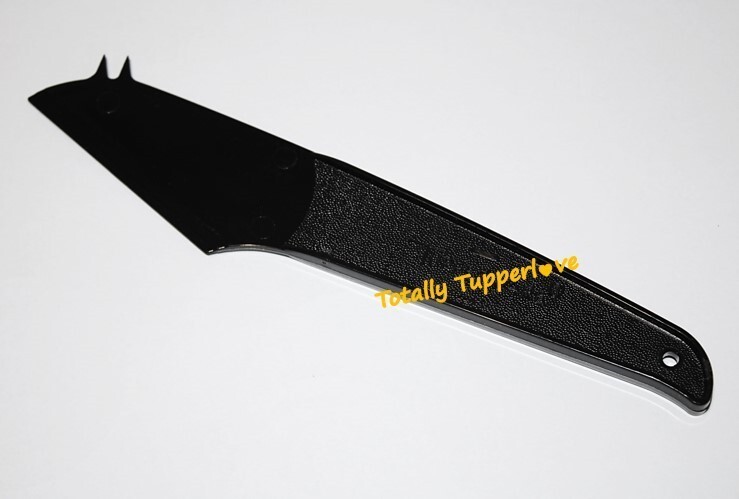 Tupperware Cheese Knife Slicer Olive Fork Kitchen Gadget Vintage Black ...