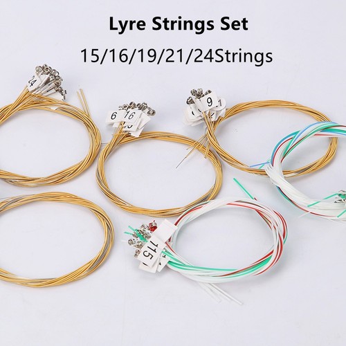 Lyre Harp Lyre Strings Shiny Color Smooth Edge 15-24 String Replacement ...
