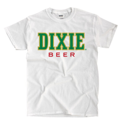 Dixie Beer logo White T-Shirt - Ships Fast! High Quality! | eBay