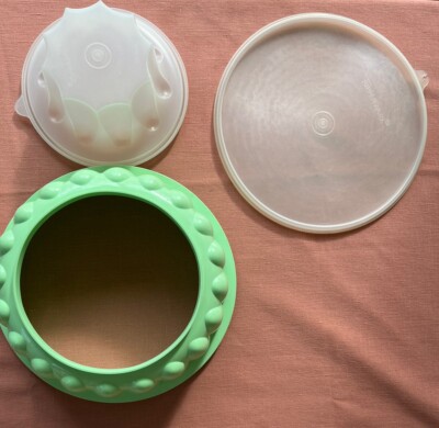 Vintage Tupperware Jel-Ring 3-piece Jello Mold Set - Jadite Green | eBay