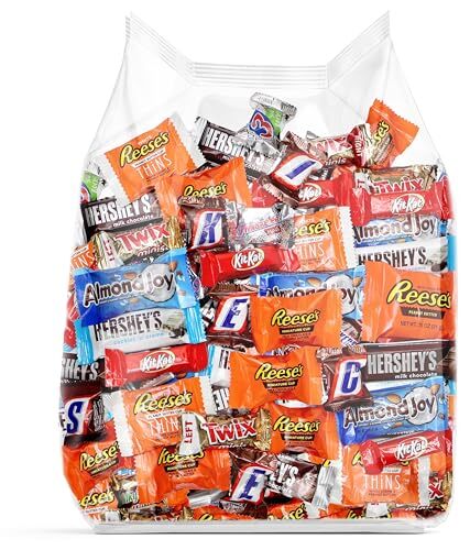 Bulk Halloween Assorted Chocolate Candy Mix Individually Wrapped - 1 ...