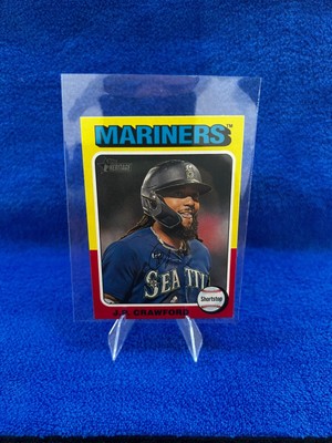 2024 Topps Heritage Mini Short Print #94 J.P. Crawford, Seattle ...