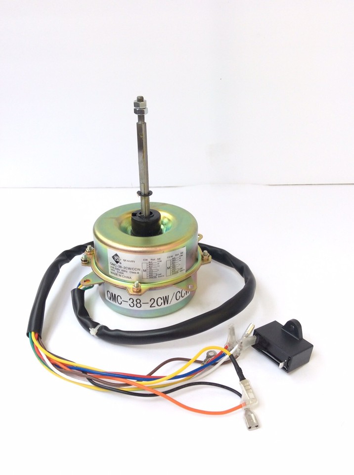 38 WATT MINI SPLIT CONDENSER FAN MOTOR 208-230V CW/CCW, SHAFT DIAMETER ...