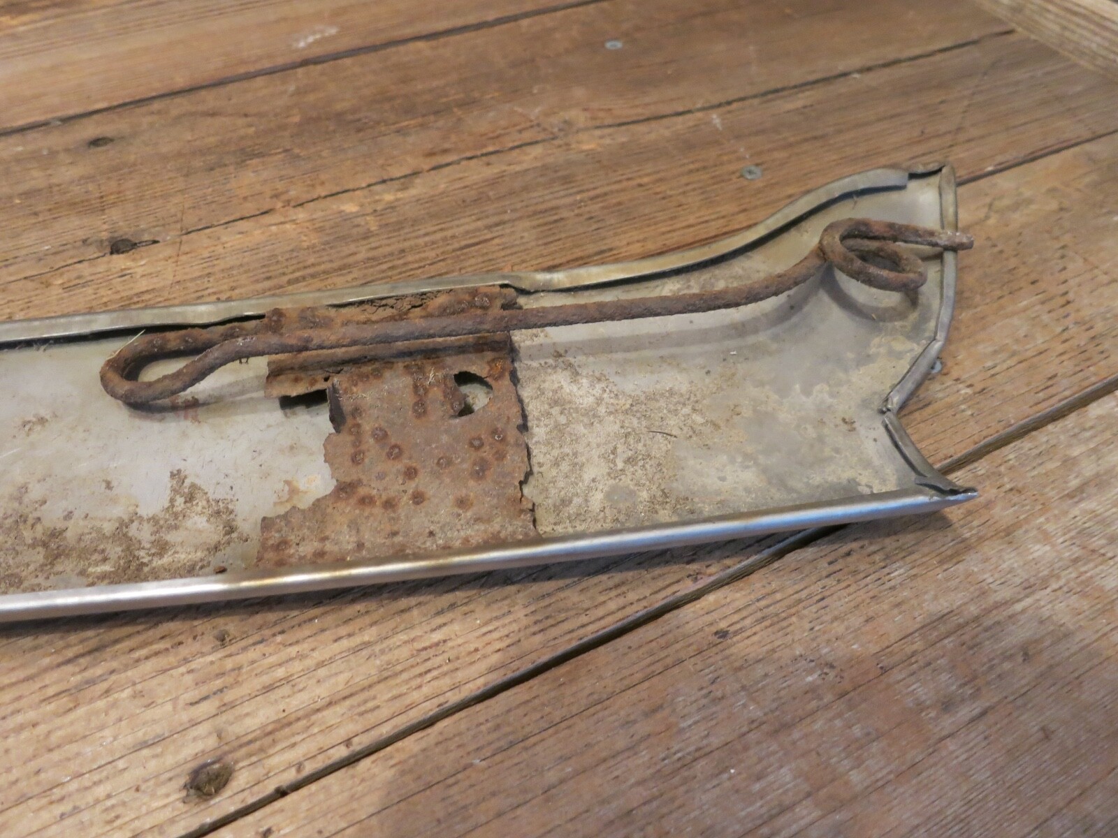 Vintage Chrome Car Fender Skirt Chevy Ford Dodge Hot Rod Rat Rod ...