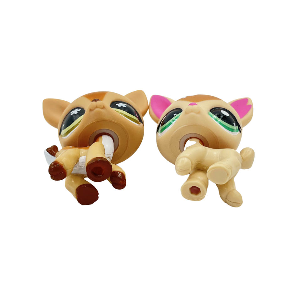 2pcs/lot Littlest pet shop Toy girls bobble head Sika deer #634 and ...