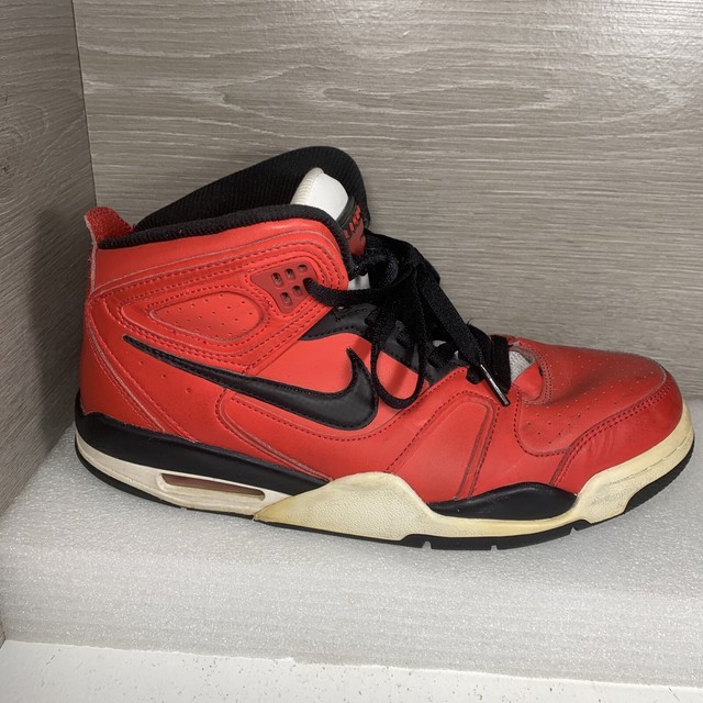 Size 8.5 - Nike Air Flight Falcon University Red Black for sale online ...