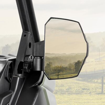 715002459 2PCS Left and Right UTV Side Mirrors For 2016-2025 Can Am ...