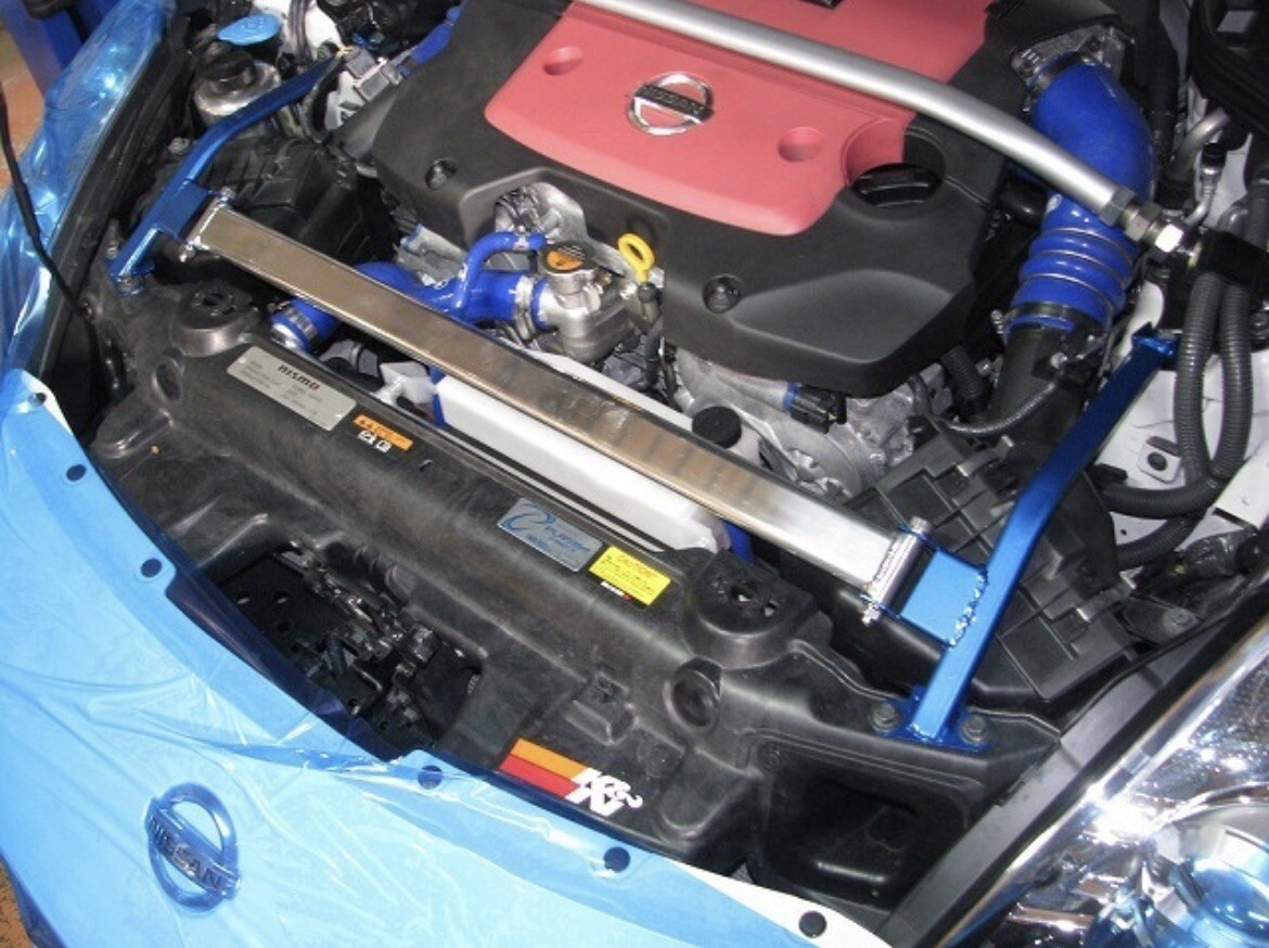 350z Kawai Works Front Core Support Lower Strut Bar | eBay