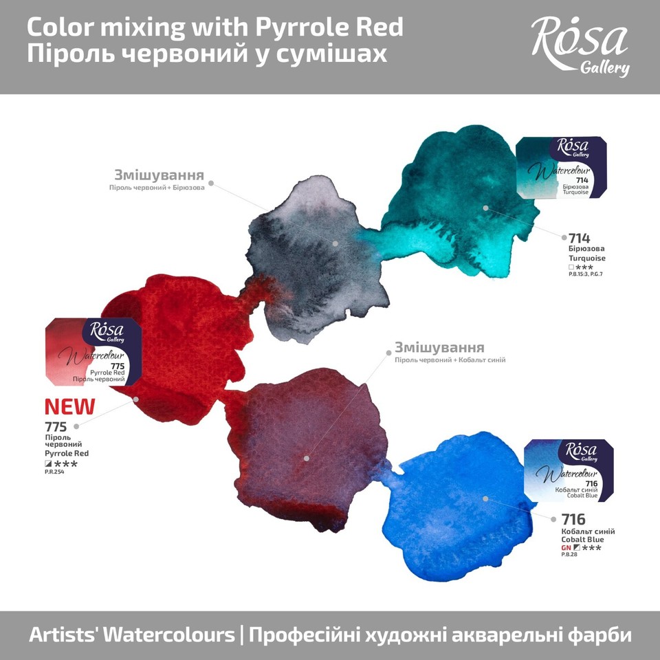 Rosa Gallery Watercolour Paint Pans 2.5 ml Professional watercolor NEW ...