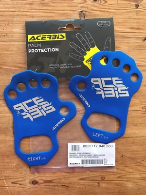 ACERBIS PALM SAVER PROTECTORS HAND PROTECTION ANTI BLISTER BLUE S M L ...