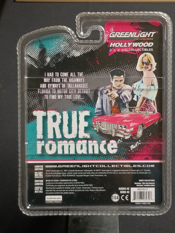 Greenlight Hollywood True Romance Green Chrome Chase 82 Plymouth Gran ...