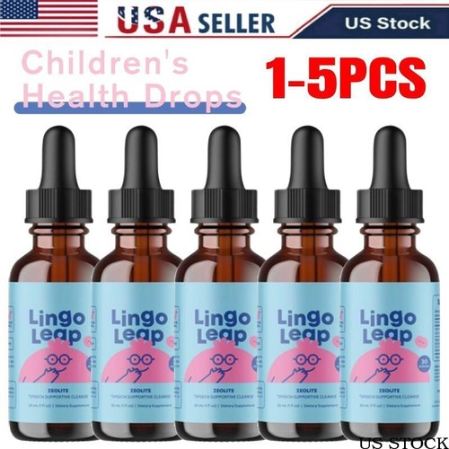 1-5X 30ML Lingo Leap Children's Drops - Zeolite Detox for Speech Delays ...