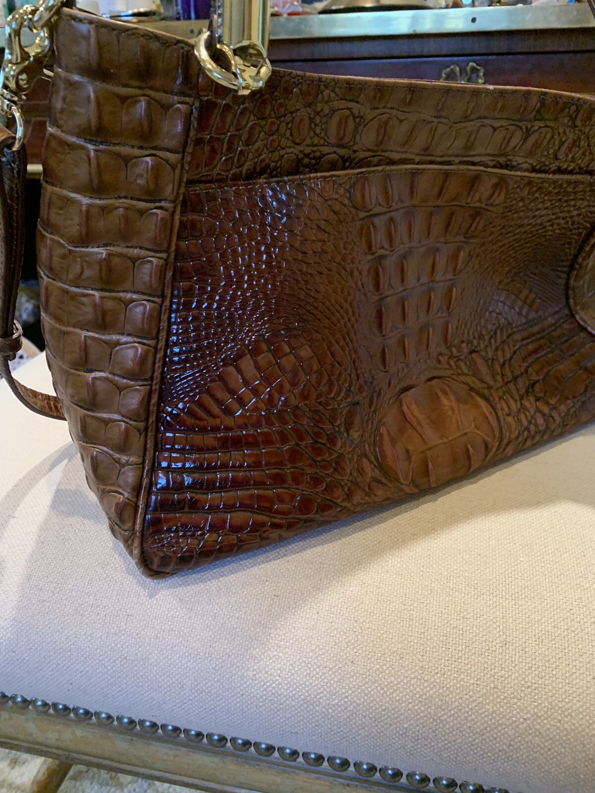 Brahmin Ruby In Toasted Almond Handbag Purse Bag Dust Bag | eBay