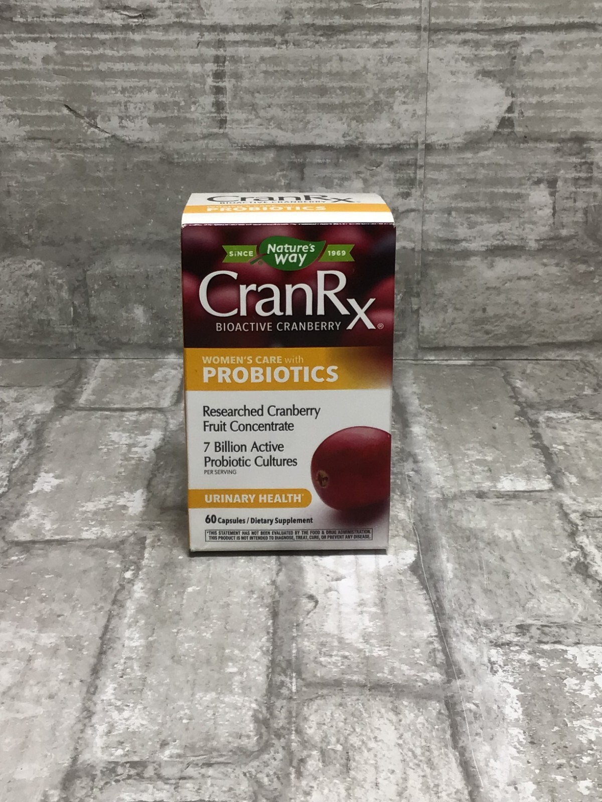 Nature's Way CranRx Women's Care Cranberry with 7B Active Cultures 60 ...